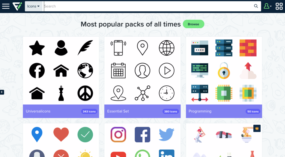 15 Meilleurs Sites pour Télécharger des Icônes Gratuit & Premium